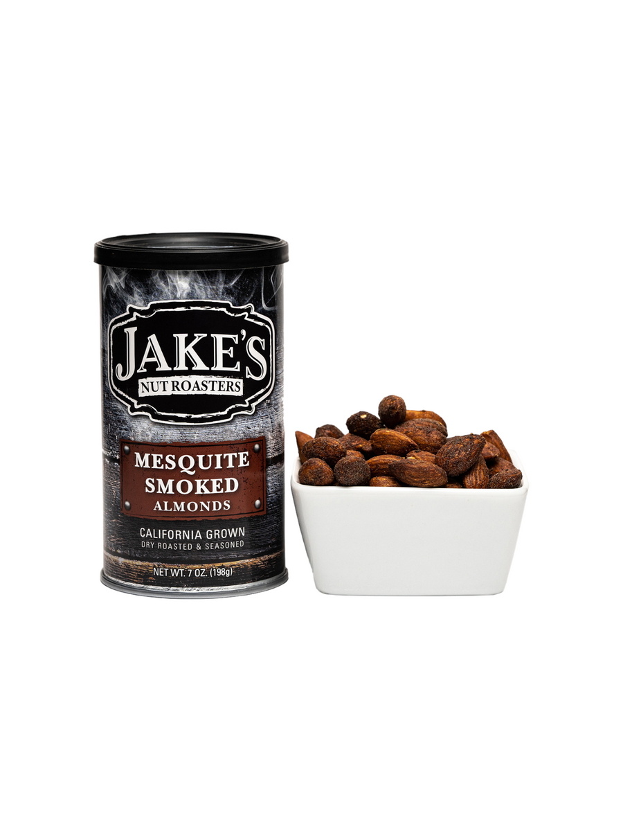 Jake's Mesquite Smoked Almonds – Stewart & Jasper Orchards