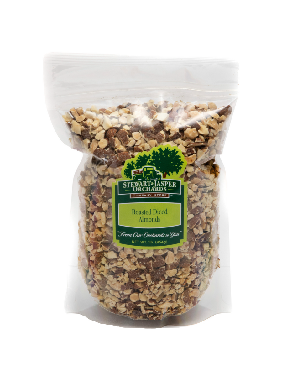 Roasted Diced Almonds – Stewart & Jasper Orchards
