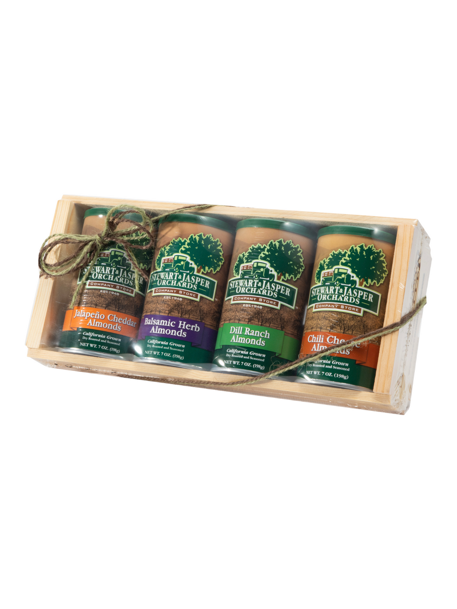 Seasoned Almonds Gift Set – Stewart & Jasper Orchards